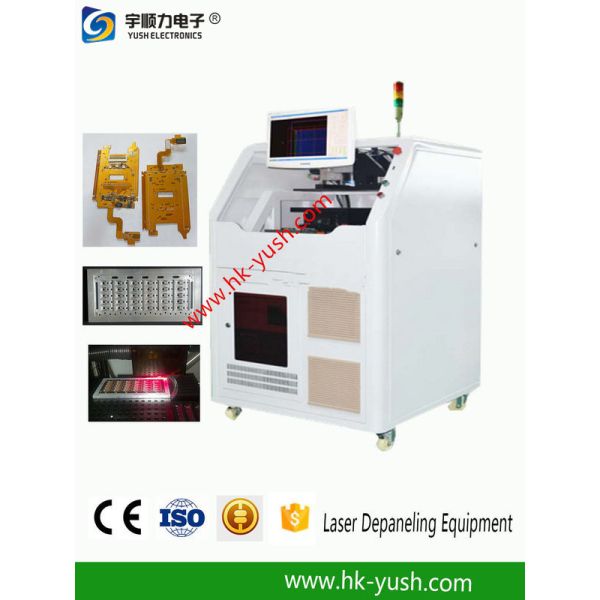 Quality PCB Separator / FR4 Board Laser PCB Depaneling Machine ±20 μM Precision for sale