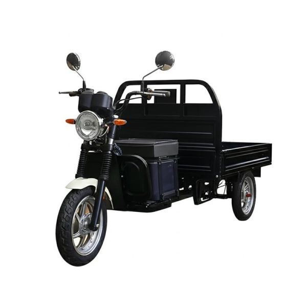 Quality Front Axle Composite Damping Electric Cargo Tricycle With Brushless Motor Pure Electric Range 65Km And Above Built For And Cargo Transport for sale