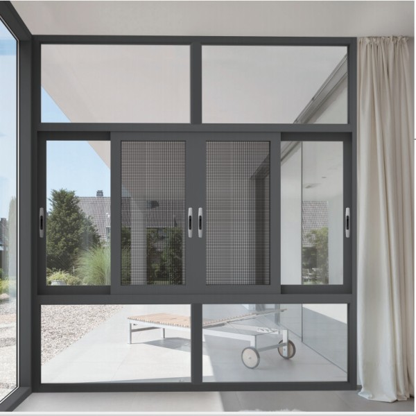 Quality Customizable Aluminum Sliding Glass Window with 10 Years Warranty Sound Insulation and Weather Resistance for sale