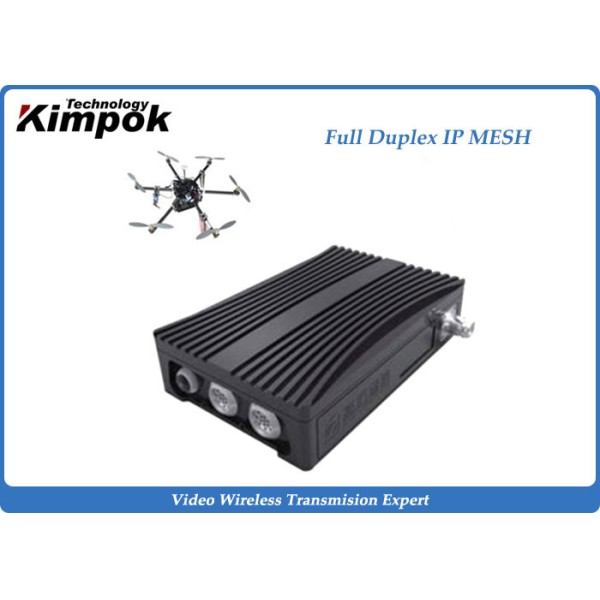 Quality 1-3W IP Wireless Mesh Network COFDM Downlink Uplink Up To 16 Nodes for sale