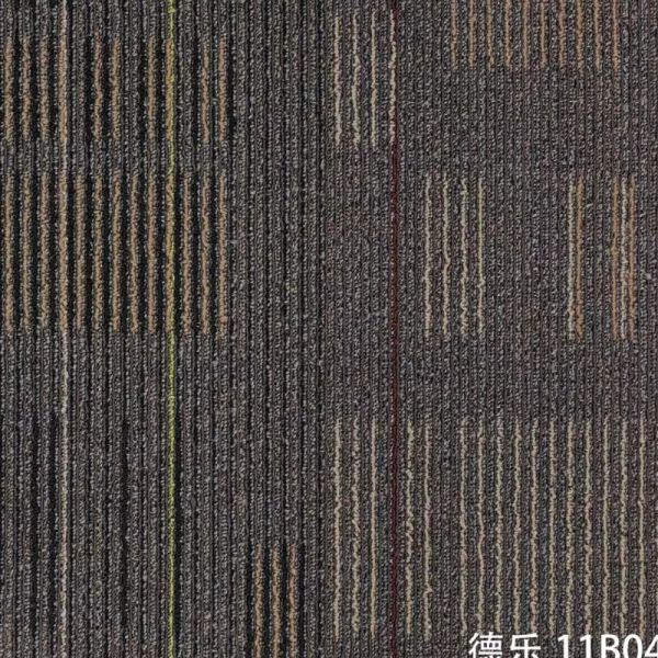 Quality 8kg/sqm Luxury Removable Carpet Tiles for Office Modular Flooring Rectangle for sale