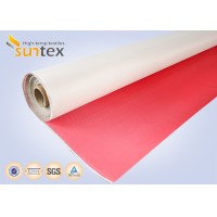 Quality M0 Welding Fire Blanket Fabric 0.41mm 460g, PU Coated Heatproof Fiberglass for for sale