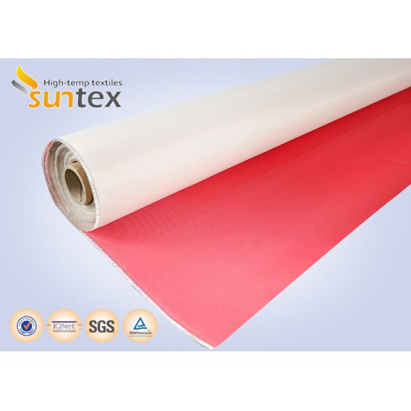 Quality M0 Welding Fire Blanket Fabric 0.41mm 460g, PU Coated Heatproof Fiberglass for Duct Use for sale