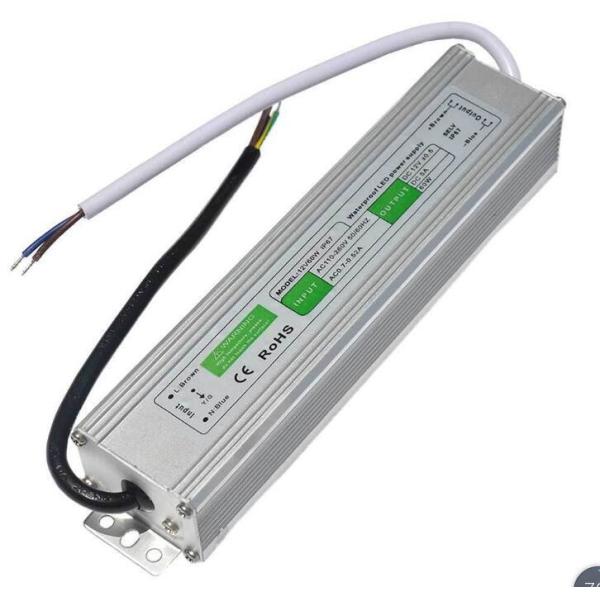 Quality 110-240V 50/60HZ Input Voltage 12V 5A 60W Waterproof Power Supply with Long for sale