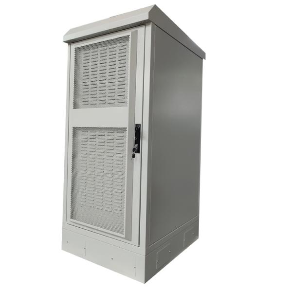 Quality IP55 19 Inch Rack Outdoor Telecom Cabinet With Centrifugal Fan for sale