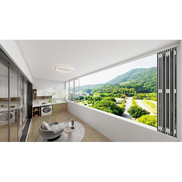 Quality Aluminium Folding Glass Windows Insect Proof Anodized Aluminum Windows for sale
