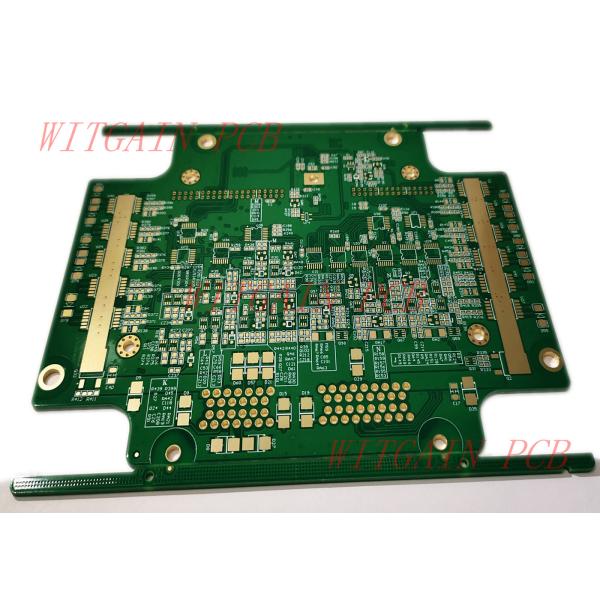 Quality 8 Layer Rigid Flex Printed Circuit Boards 1.6MM Green Solder Mask Immersion Gold for sale