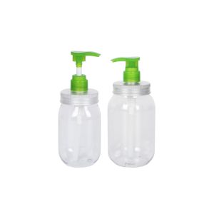 Quality 350ml/450ml/650ml PET Bottle + Aluminum Lid Shampoo Lotion Pump Bottle Skincare Packaging / Health Care Packaging UKH0 for sale
