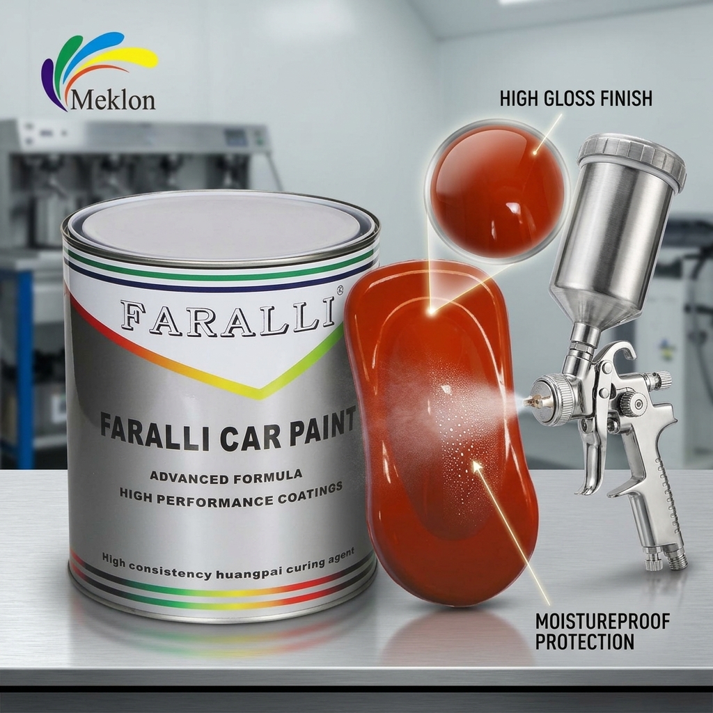 Quality Moistureproof Auto Base Coat Anti UV , Practical Acrylic Automotive Paint for sale