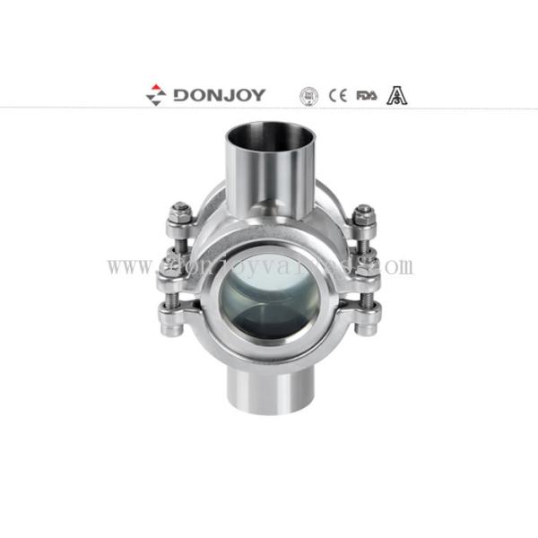 Quality DN25 150 Degrees Waterproof Hygienic Sight Glass for sale