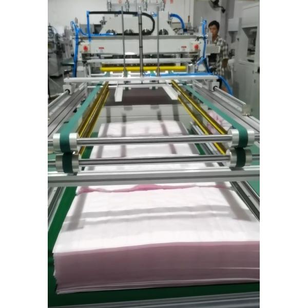Quality 25pcs-30pcs/Min Ultrasonic Air Filtration Bag Maker Adjustable Inner Space In for sale