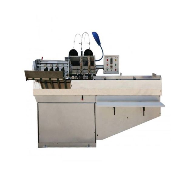 Quality DQB404-02GD Many Heads Semi-automatic Saddle Stitching Binding Folding Machine for sale