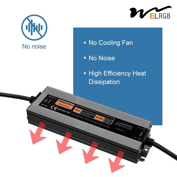 Quality IP67 Smps Transformer LED Strip Light Parts 200W Switching Power Transformer for sale
