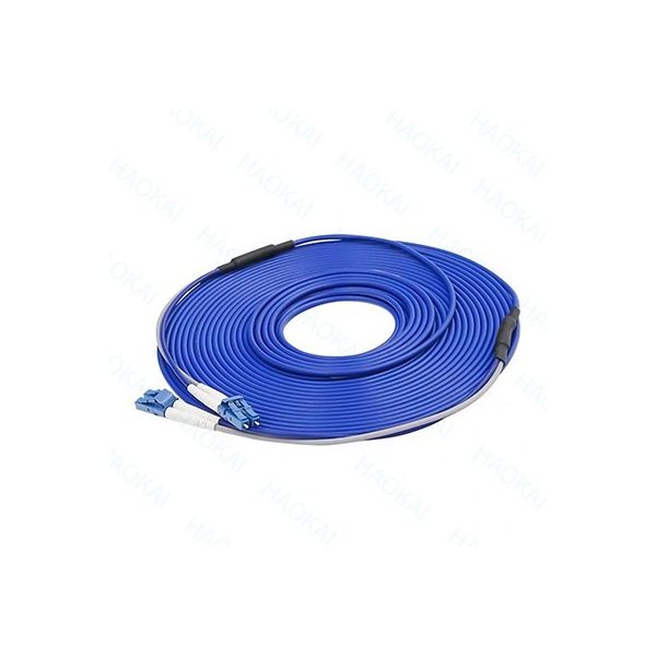 Quality Armored Duplex Fiber Optic Patch Cable Lc Patch Cord Flame Retardant for sale