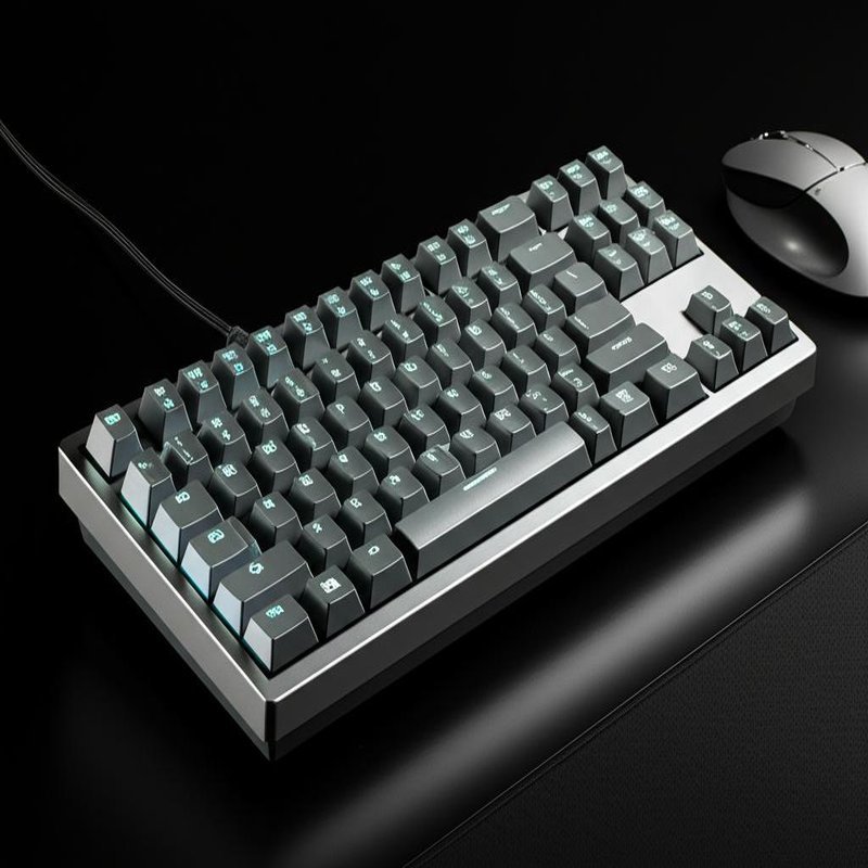 Quality Lightweight and Durable Magnetic Axis Keyboard with USB Interface and RGB for sale
