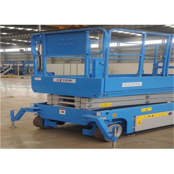 Quality Automotiv Self Propelled Scissor Lift Zero Inside Turning Radius Small Size for sale