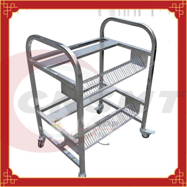 Quality YAMAHA YV100 Pneumatic Feeder Trolley Stainless Steel Feeder Cart for sale