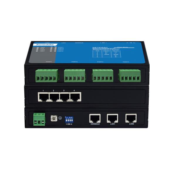 Quality IP30 Waterproof Serial Device Server 2 Ports With Networking Capability for sale