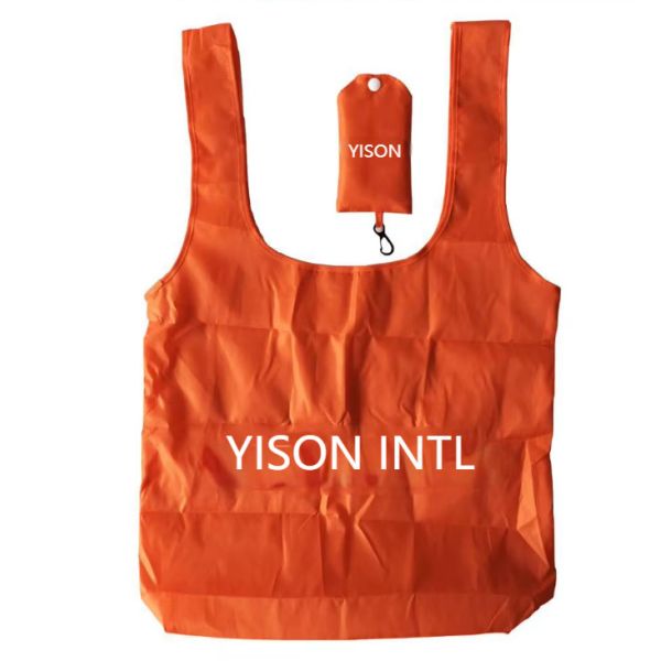 Quality Custom Foldable Shopping Bag Tote Polyester Nylon Promotional for sale