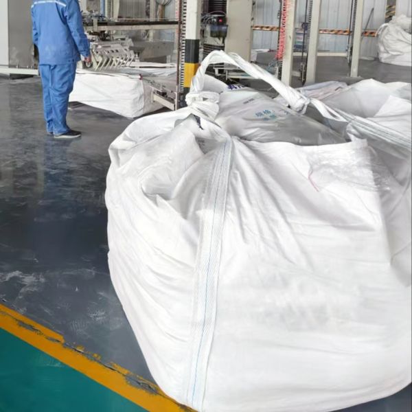 Quality 2 Ton/3 Ton Capacity Circular FIBC With 180g Coated Base Fabric Laminated 2 Loops Bulk Bag for sale