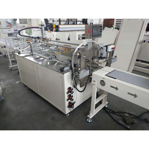 Quality Semi Automatic Medium Toilet Paper Rolls Packing Machine Easy Operation for sale