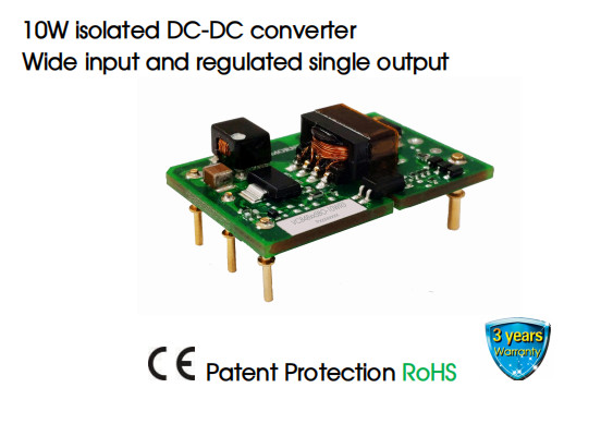 Quality 10W isolated DC-DC converter Wide input and regulated single output for sale