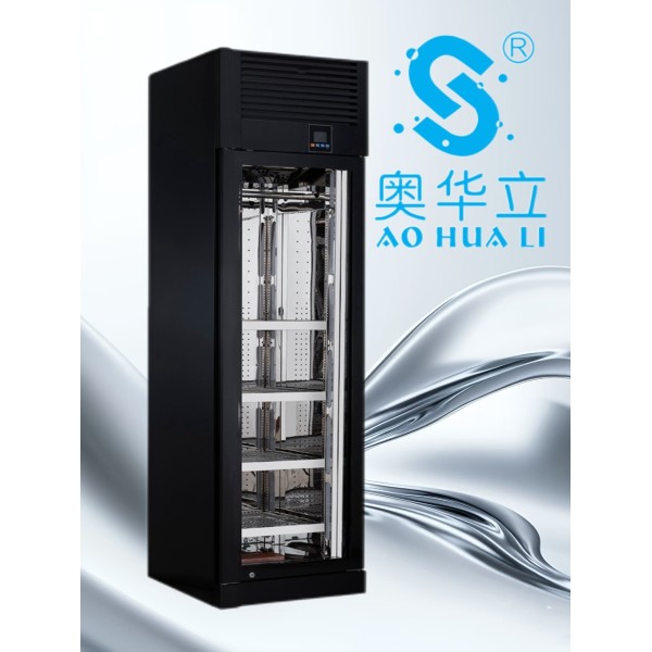 Quality SCG-10SZ/SCG-10XZ  Air-cooled Single Door Dry-aged Beef Maturation Cabinet Black Titanium Wire Stainless Steel for sale
