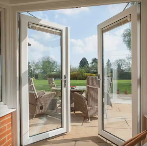 Quality Sturdy Windproof Aluminum Swing Door with More Than 5 Years Warranty and Aluminum Casement Door for sale
