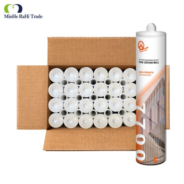 Quality 300ml Cartridge MH7700 Silicone Sealant for Glass Curtain Wall Weather Resistant Waterproof CAS No. 63148-60-7 for sale