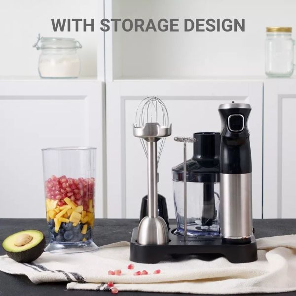 Quality Powerful 1000W Stick Hand Blender 3 In 1 With 80% Sharper Blades for sale