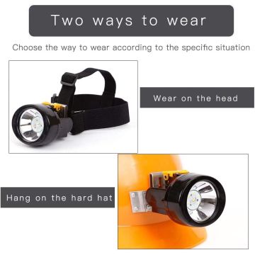 Quality Waterproof Explosion Proof Mining Light Rechargeable Underground Headlamp For for sale