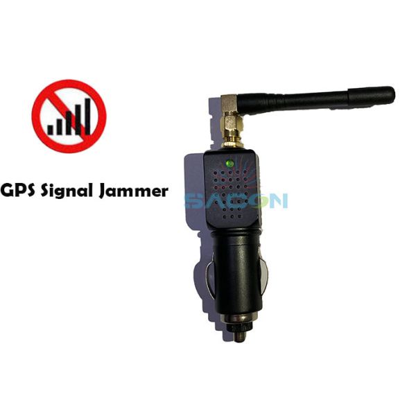 Quality 100mA Car Anti-Tracking GPS Jammer Blocker with 90x25mm Size and 12V/24V Power Supply for sale