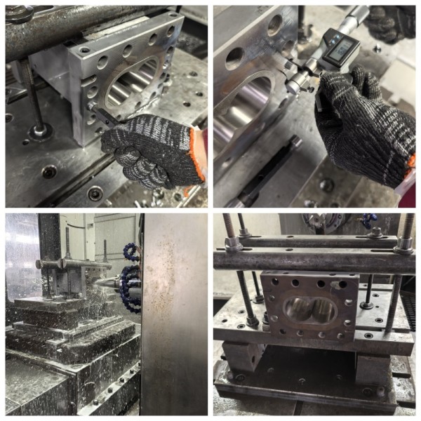 Quality High Strength Nickel Alloy Twin Screw Barrel with Wear Resistance for Plastic for sale