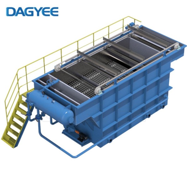 Quality Oil Industry 5m3/H Flocculant Supported Dissolved Air Flotation System DAF Wastewater Treatment System for sale