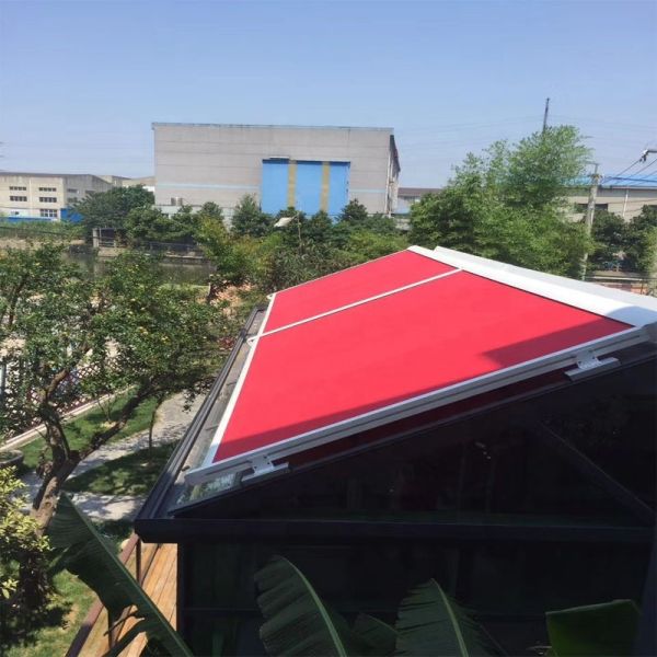 Quality Aluminium Motorized Retractable Pergola Conservatory Skylight Awning for sale