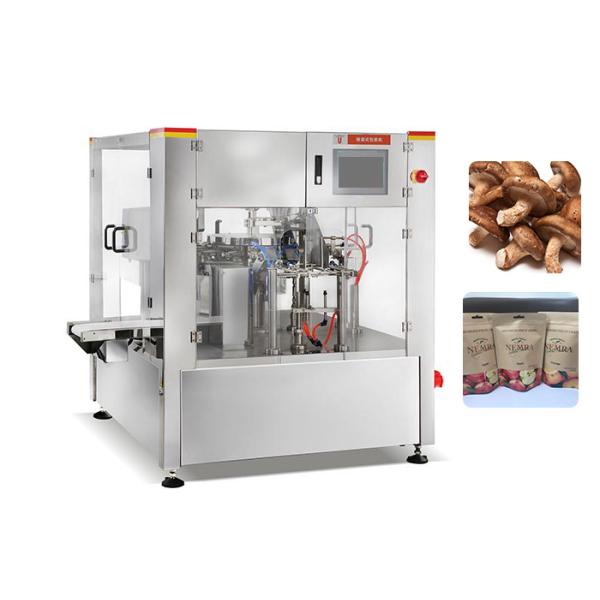 Quality Work Station 8 Rotary Vacuum Premade Pouch Packing Machine for sale