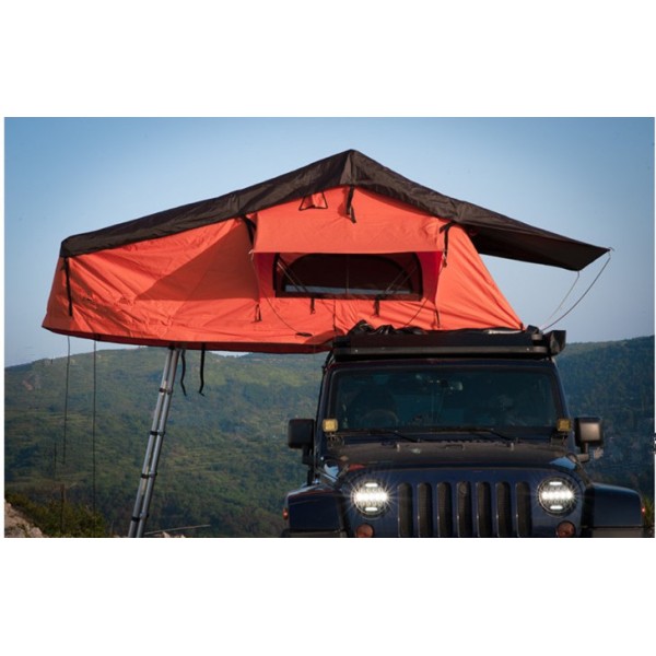 Quality Overland Outside Camping 4x4 Roof Top Tent With Aluminum Telescopic Ladder for sale
