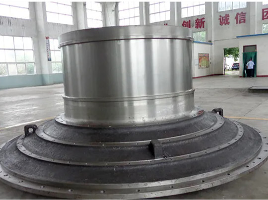 Quality Cast Steel Ball Mill End Cover With Large R Rounded Corners CITIC HIC Machine for sale