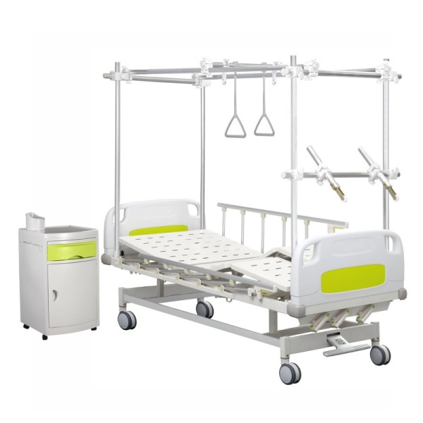 Quality Orthopedic 3 Cranks ISO9001 2200MM Traction Hospital Bed for sale