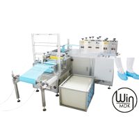Quality 50Hz Medical Shoe Cover Machine , 3.2kw Overshoes Making Equipment for sale