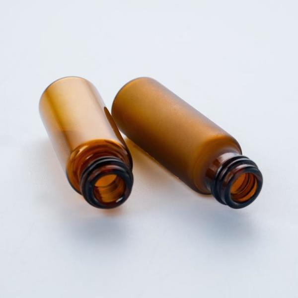Quality Matte Amber Glass Roller Bottles Bulk 3 Oz 10ml for sale