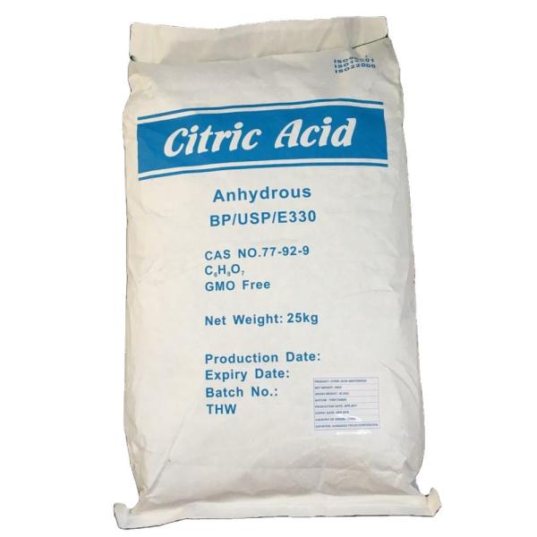 Quality Anhydrous Citric Acid Monohydrate White Powder For Industrial Wastewater for sale