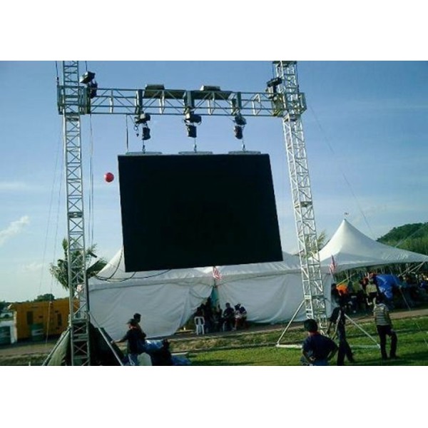 Quality 11000nits 80W Outdoor Advertising LED Display 10000dots/M2 for sale