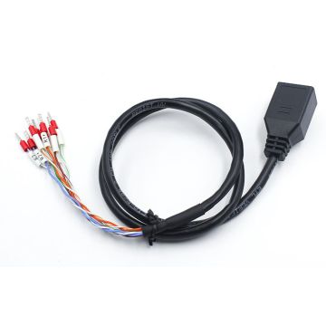 Quality UL94V 0 RJ45 Extension Cable 8p8c Female Socket To Cold Pressed Terminal for sale