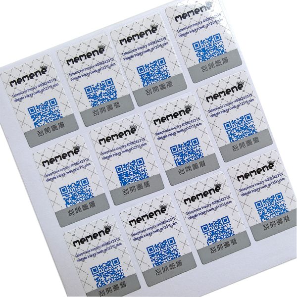 Quality Custom logo Shape Security Pattern Holographic Anti-Anti-ounterfeiting Labels for sale
