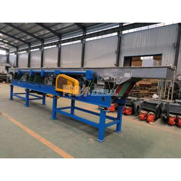Quality Balance Eccentric Leaf Spring Vibratory Conveyor For Natural Crumb Rubber for sale