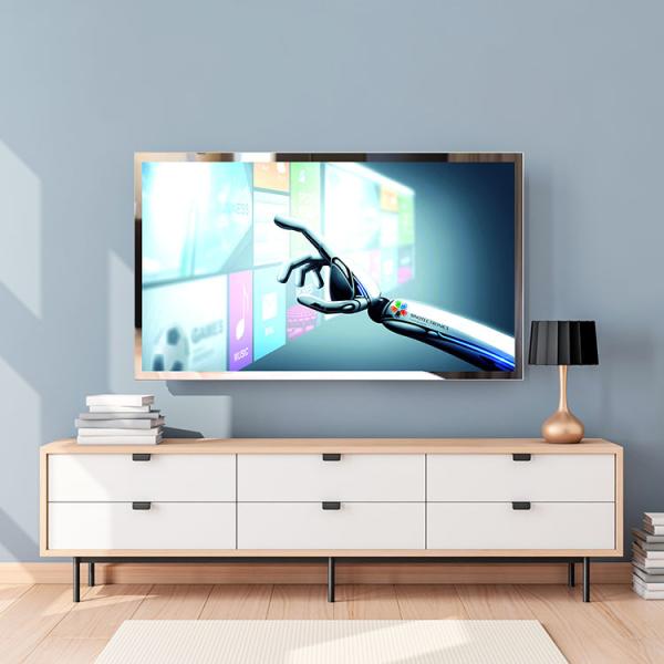 Quality Straight Edge VESA 55'' Interactive Touch Screen TV With 4mm Cover Glass for sale