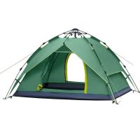 Quality Fiberglass Pole ISO9001 210x180cm Outdoor Camping Tent for sale