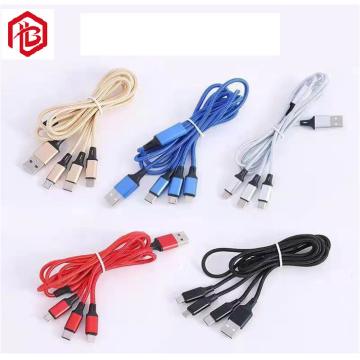 3 In 1 Micro Usb Cable 1m Retractable Type C Data Cables 3A Fast Charging Cable