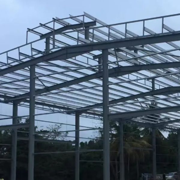 Quality C Z Purlin Prefab Warehouse Buildings Steel Frame Storage Building Workshop for sale